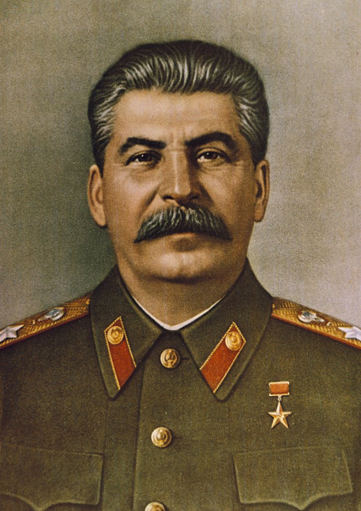 Retrato de Joseph Stalin. | Unknown | Impressão de arte