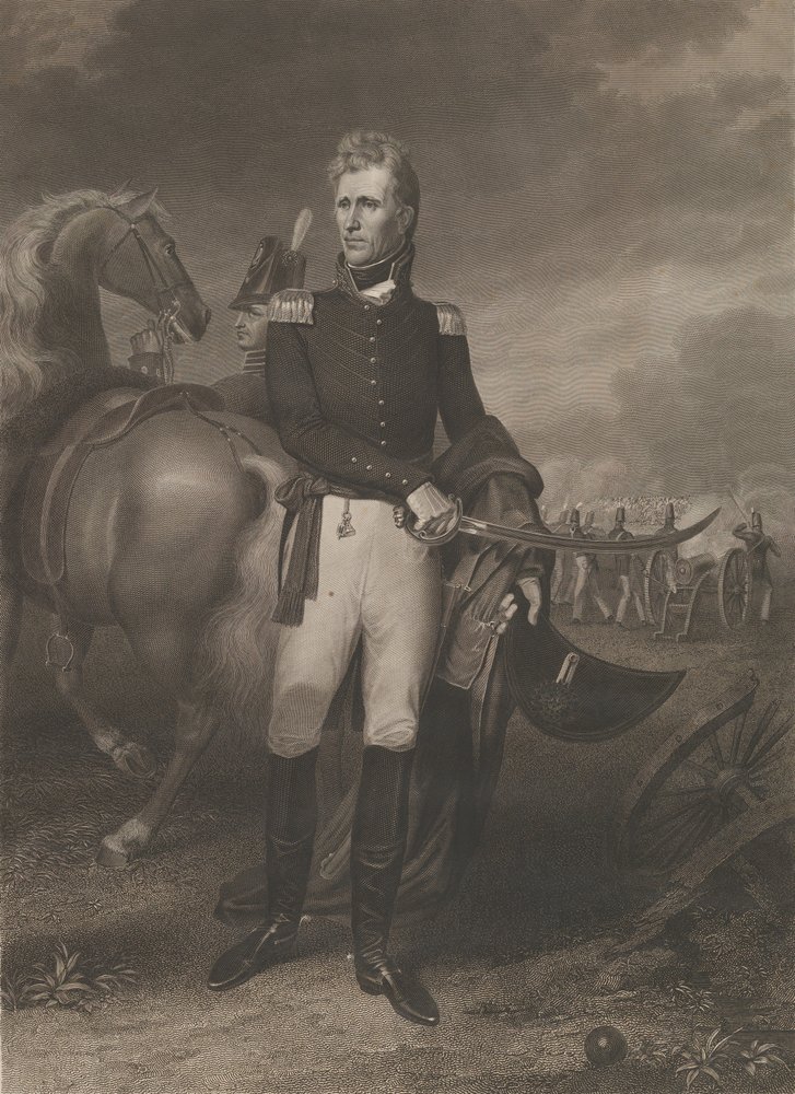 General Andrew Jackson, junho de 1828. | Asher Brown Durand