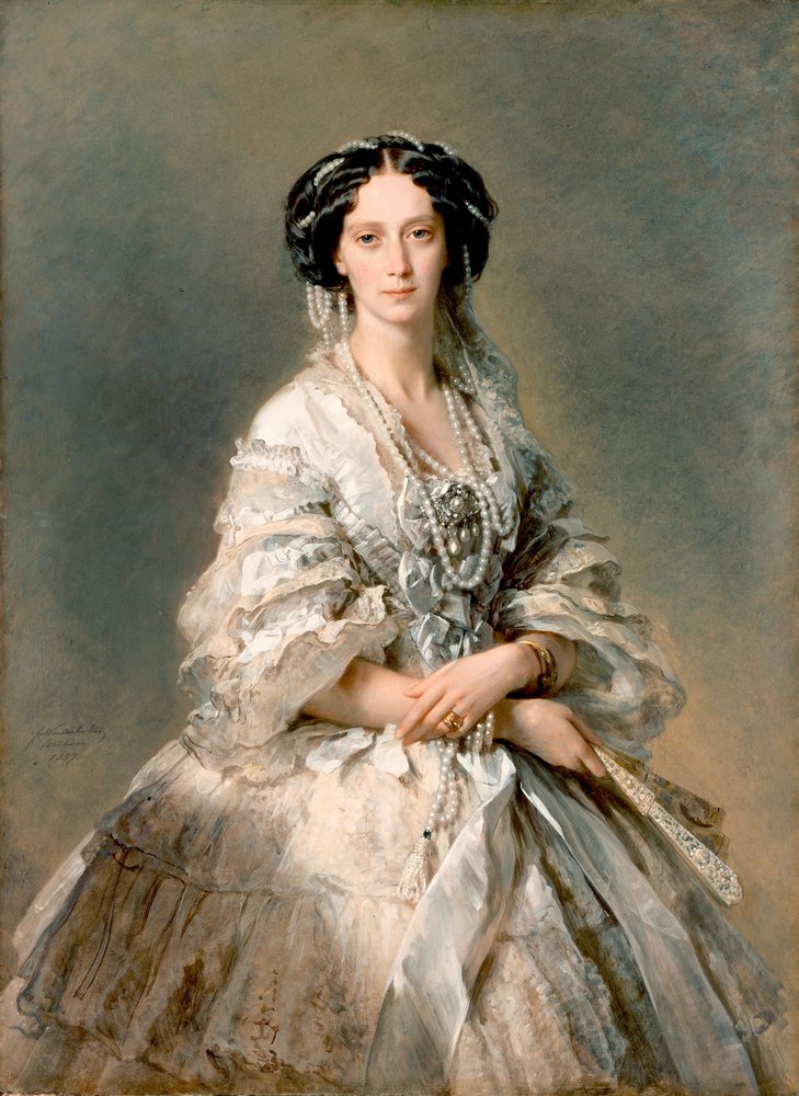 Retrato de Maria Alexandrovna, 1857 | Impressão de arte