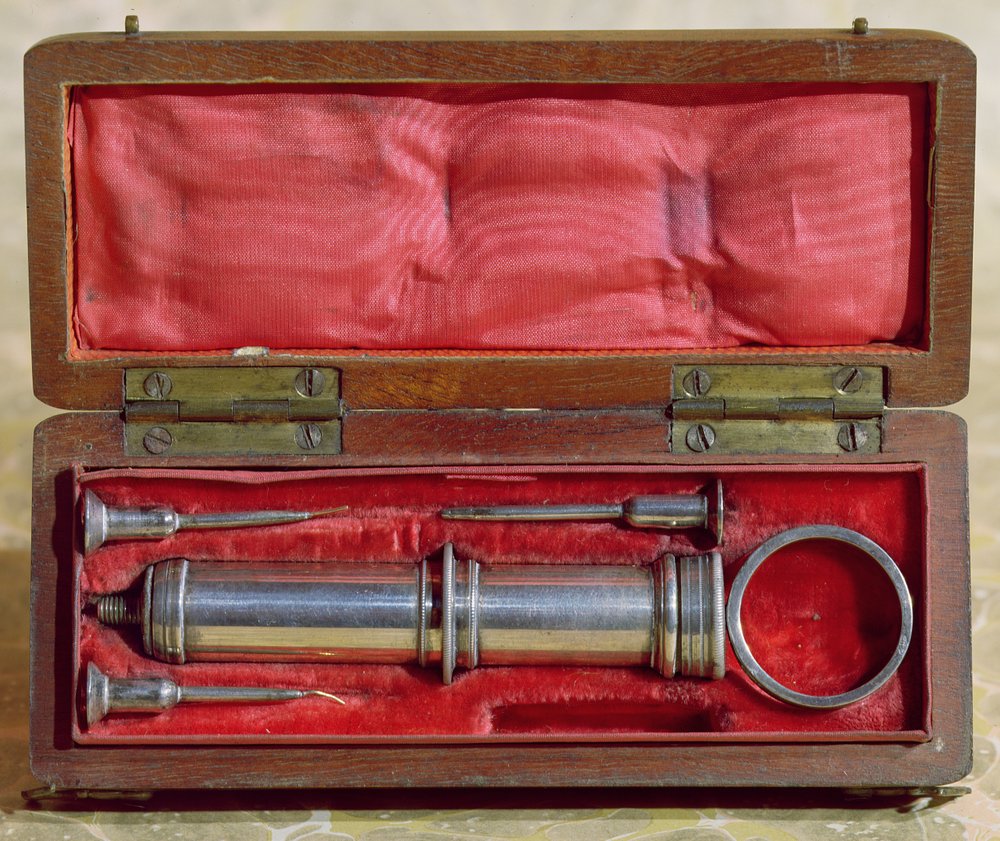 Seringa inventada por Charles-Gabriel Pravaz (1791-1853) em 1853