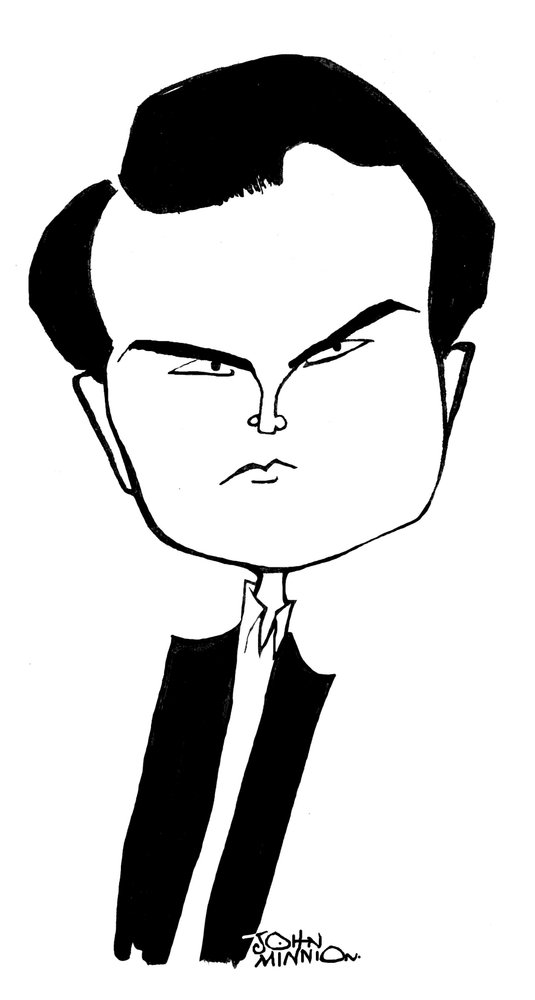 Jimmy Carr - caricatura de John Minnion | John Minnion