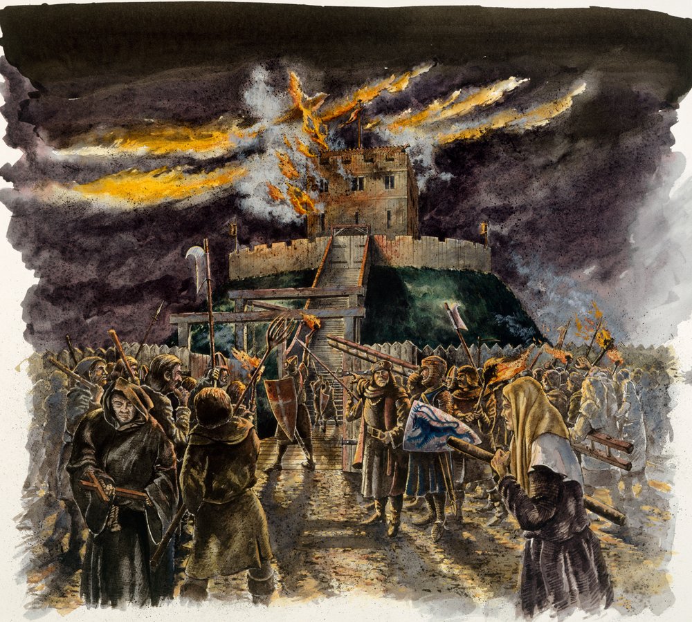 Torre de Clifford, 1190, c1990-2010. | Peter Dunn