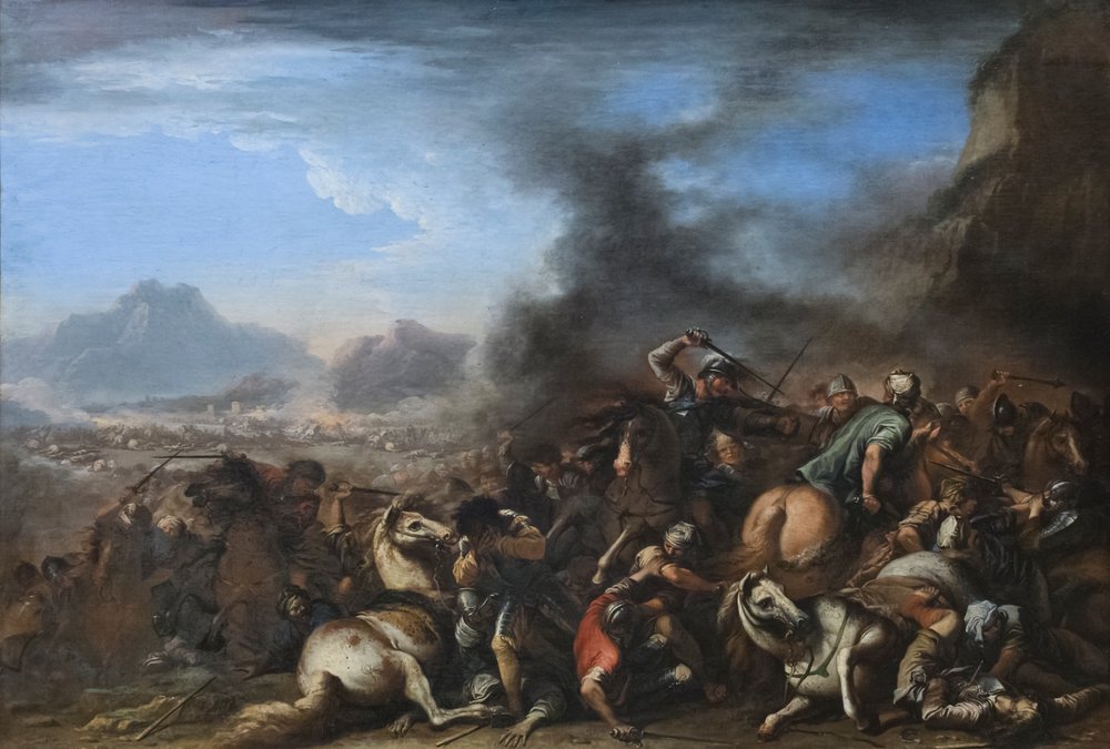 Batalha | Salvator Rosa | Impressão de arte