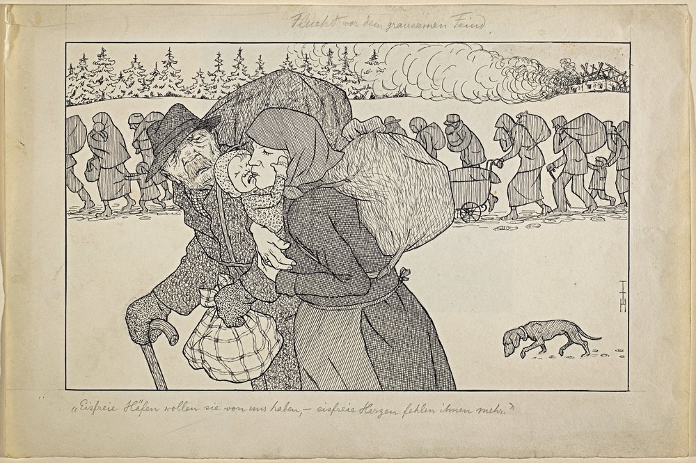 Fuja do inimigo cruel | Thomas Theodor Heine