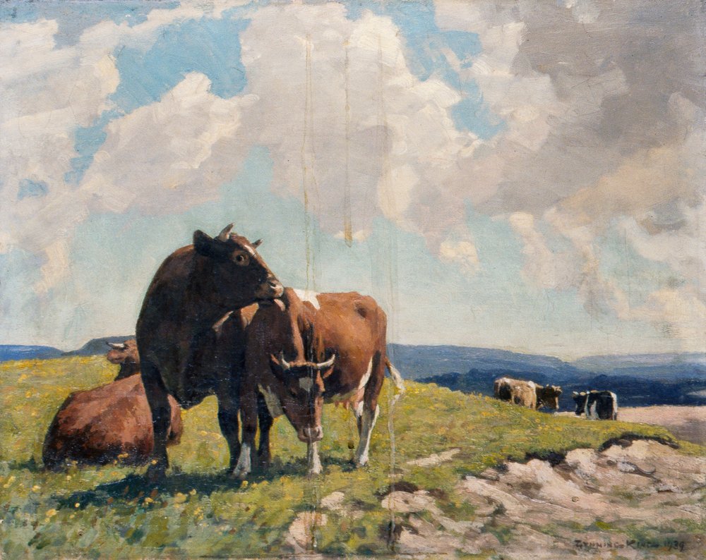 Terras baixas | William Gunning King | Impressão de arte