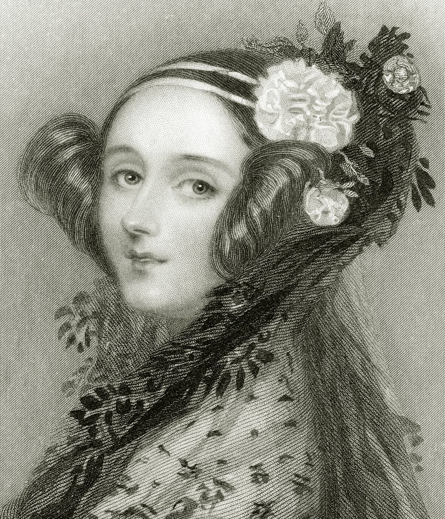 Retrato de Augusta Ada King (1815 - 1852), Condessa de Lovelace.