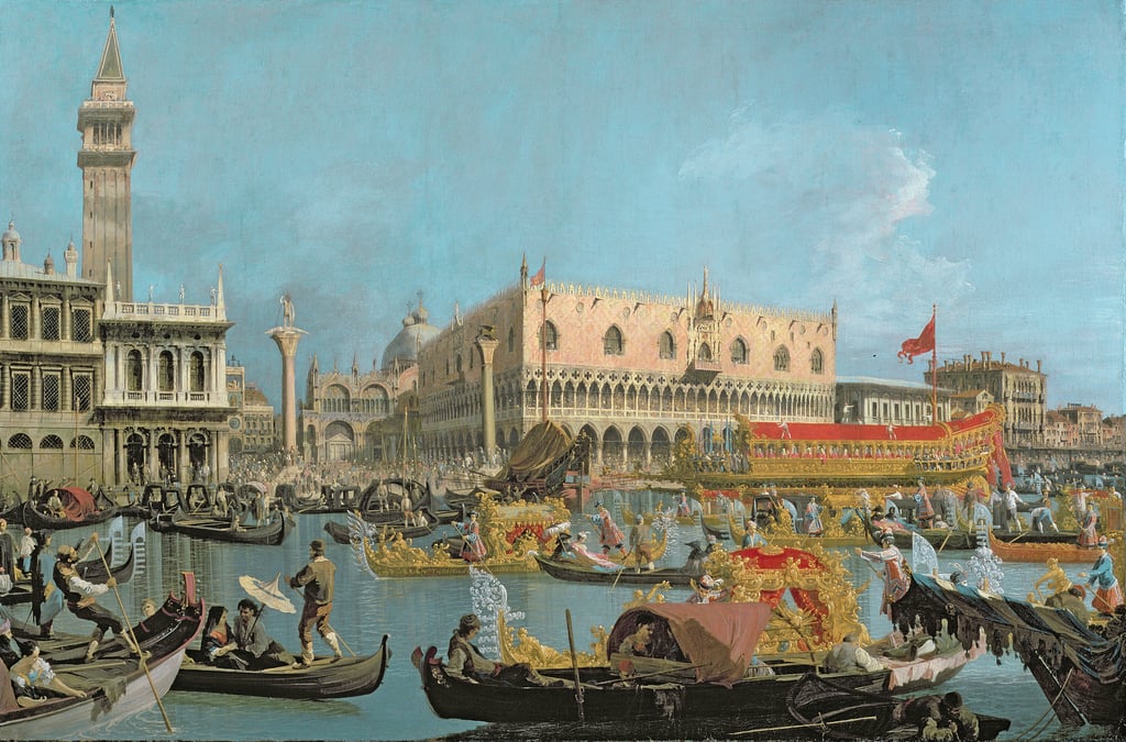 O Bucintoro retornando ao Molo | Giovanni Antonio Canal