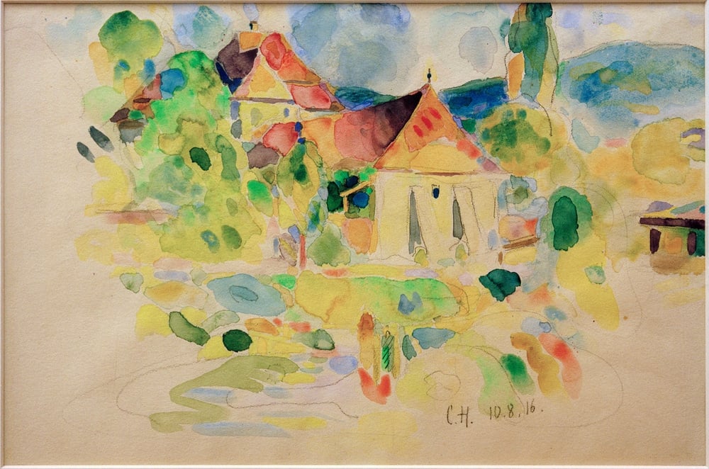 Castelo Pretzfeld | Curt Herrmann | Impressão de arte