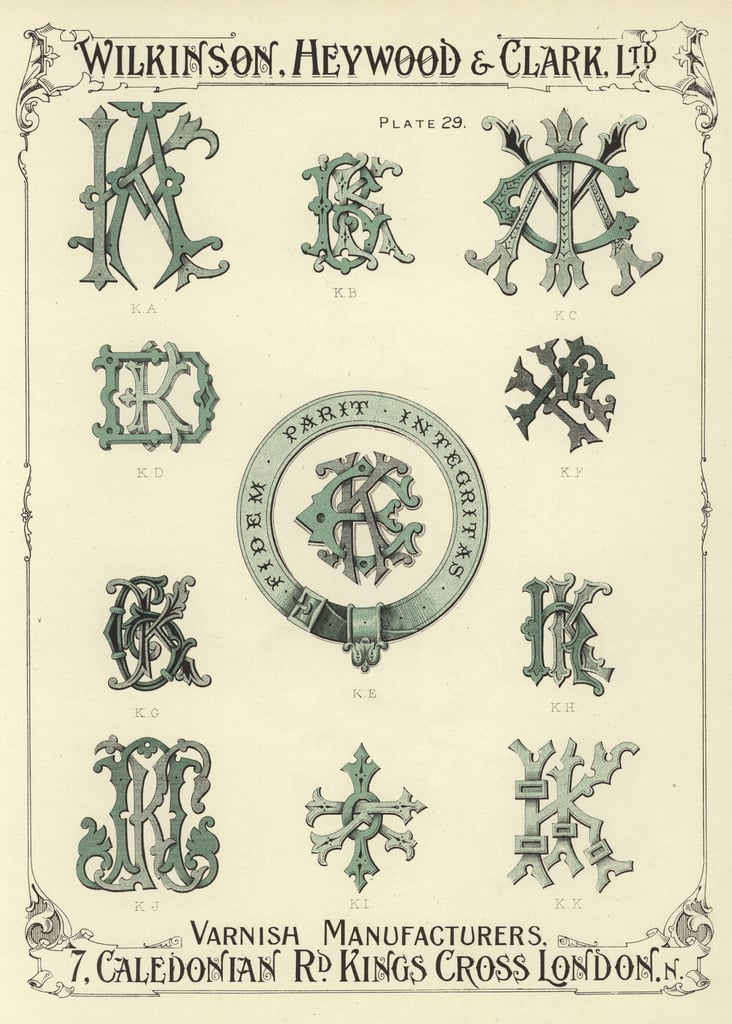 KA, KB, KC, KD, KE, KF, KG, KH, KJ, KI, KK | English School