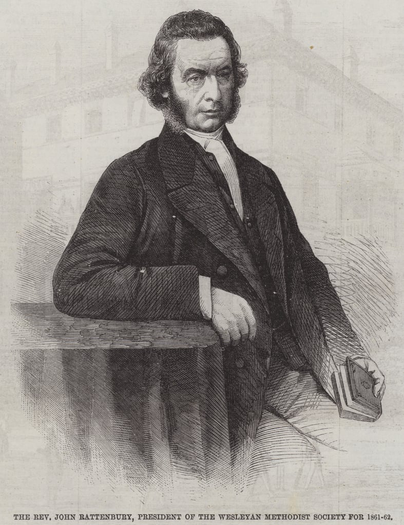 O Reverendo John Rattenbury, Presidente da Wesleyan Methodist Society ...