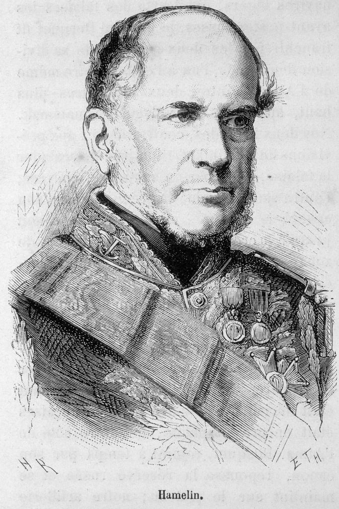Retrato de Hamelin - em “” A História da França ”” de Henri Martin