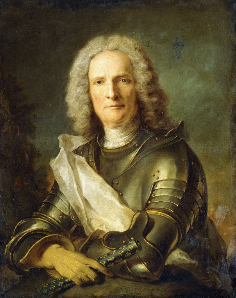Retrato de um Marechal de France, provavelmente Chretien-Louis de ...