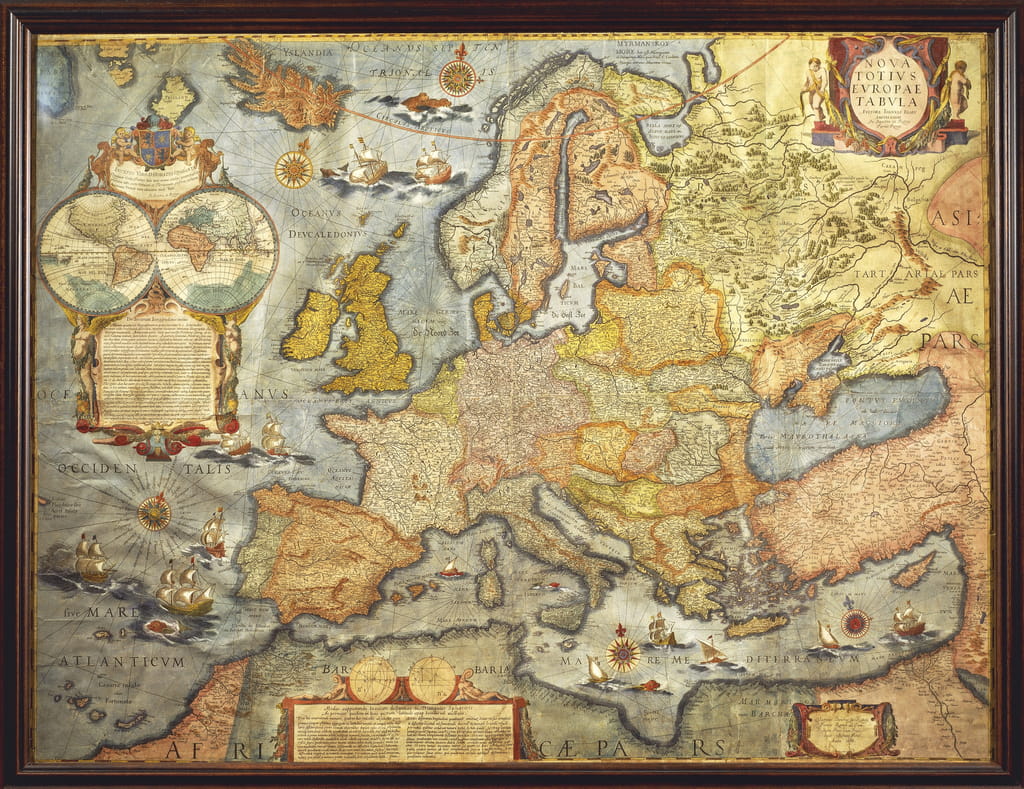 Mapa da Europa 1686 por Joan Blaeu | Joan Blaeu