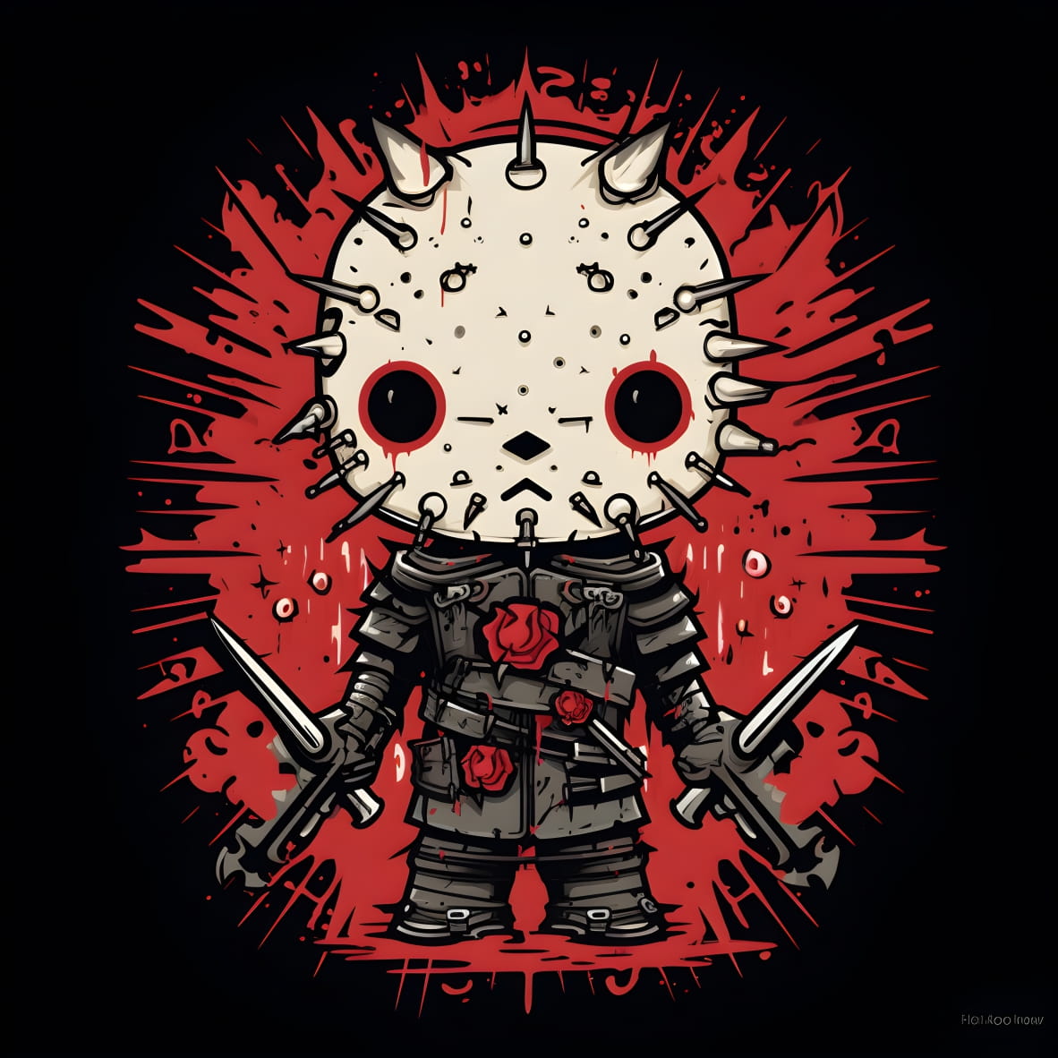 Camisola Hello Kitty als Pinhead Desenho 1 | Kurt Heppke