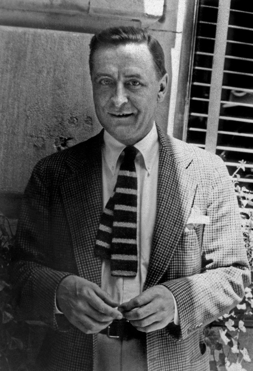 Francis Scott Fitzgerald (1896-1940) Escritor americano aqui c. 1937 ...