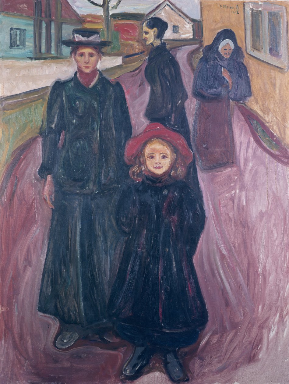 Quatro idades da vida | Edvard Munch | Impressão de arte