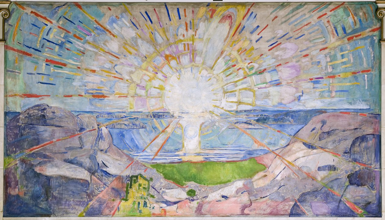 O sol | Edvard Munch | Impressão de arte