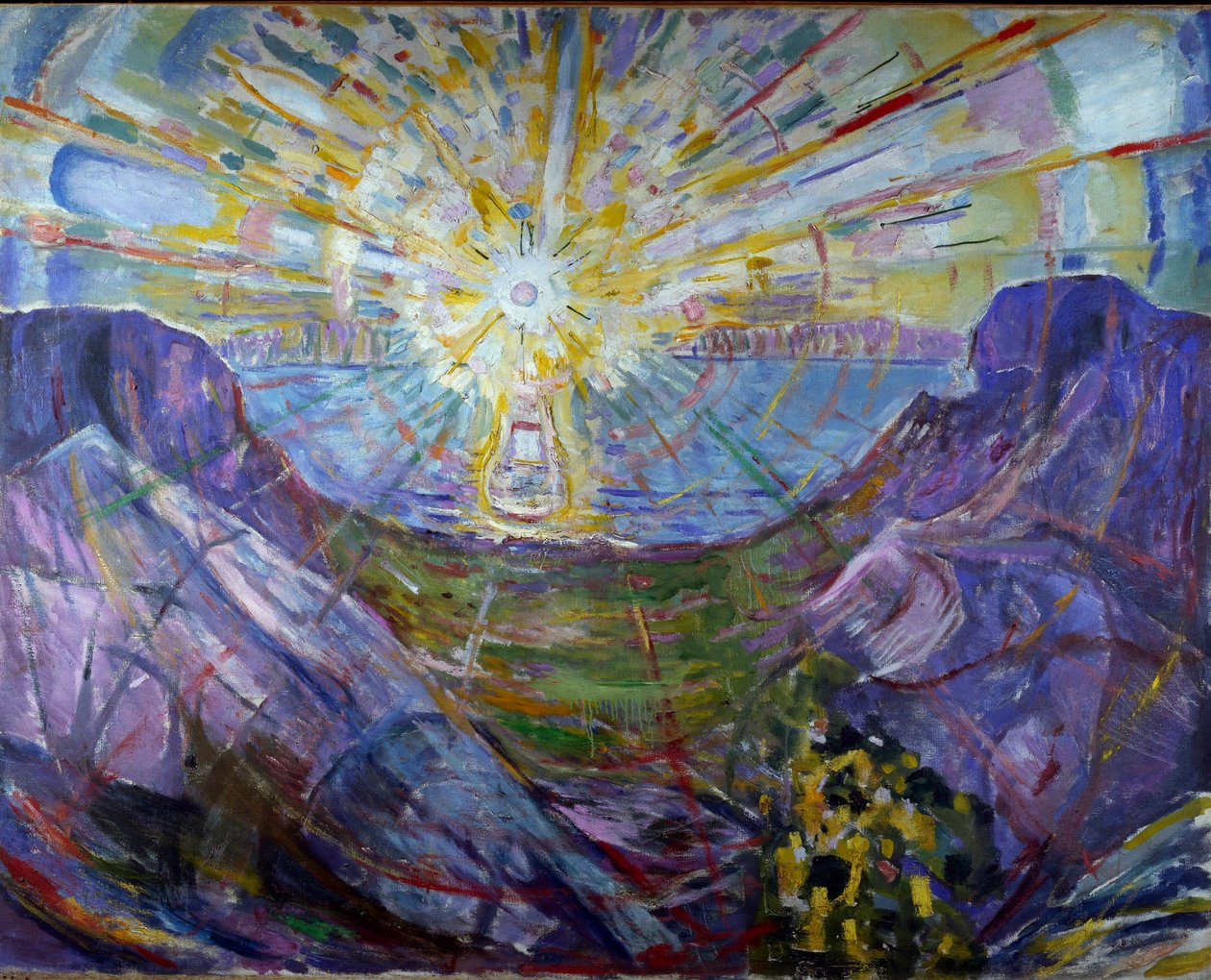 o sol | Edvard Munch | Impressão de arte