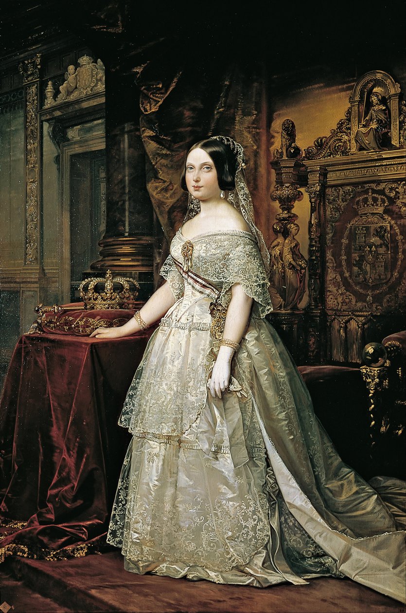 Retrato de Isabella II da Espanha | Impressão de arte