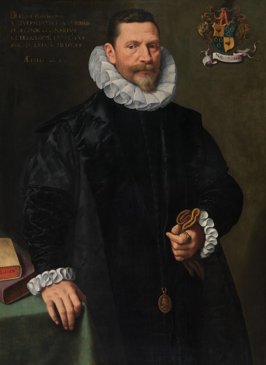 Retrato de Petrus Richardus (óleo sobre painel)