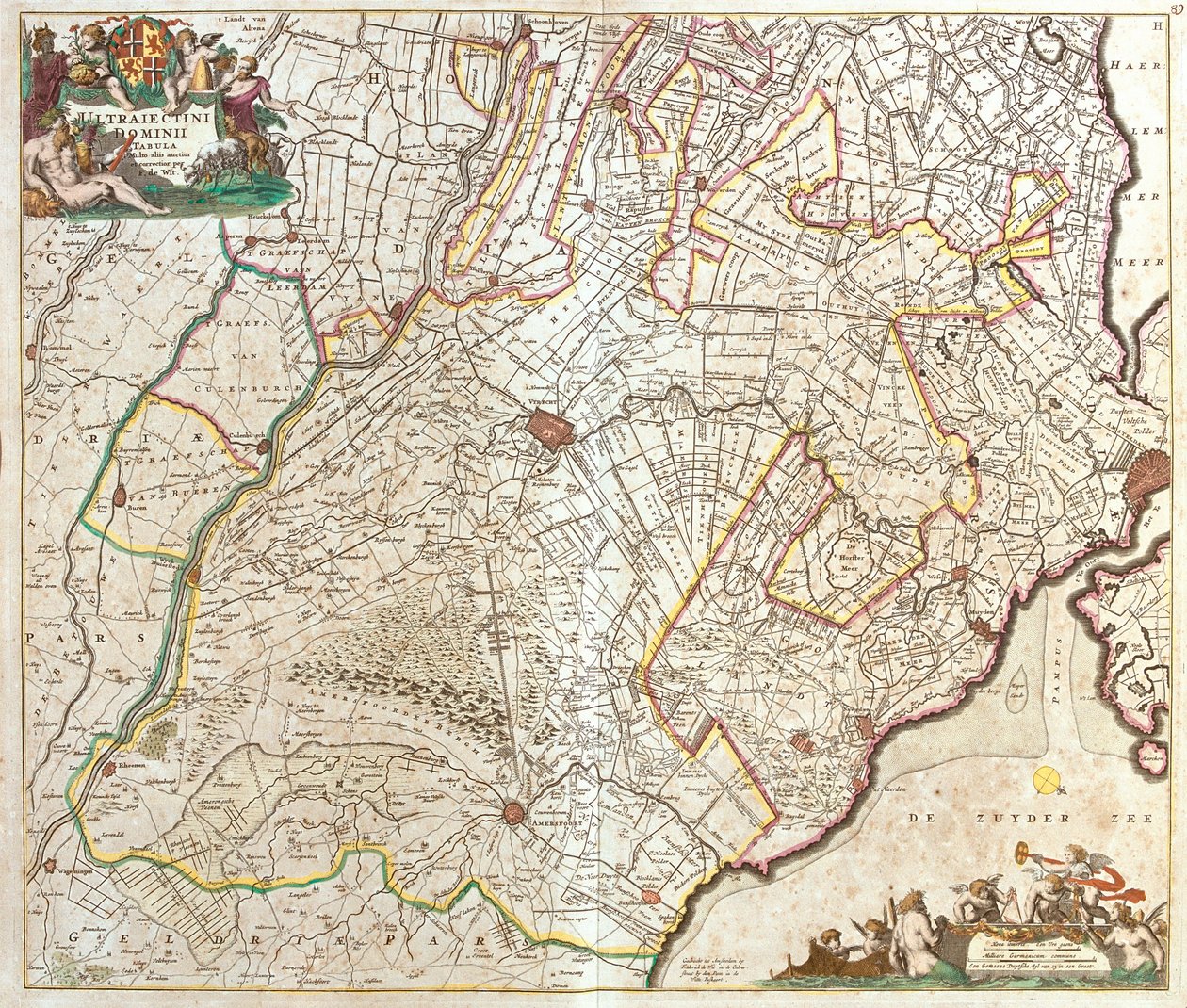 Mapa de 'Utrecht (Holanda) (gravura | Frederick de Wit