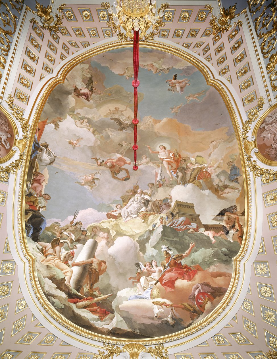 Apoteose da monarquia espanhola | Impressão de arte