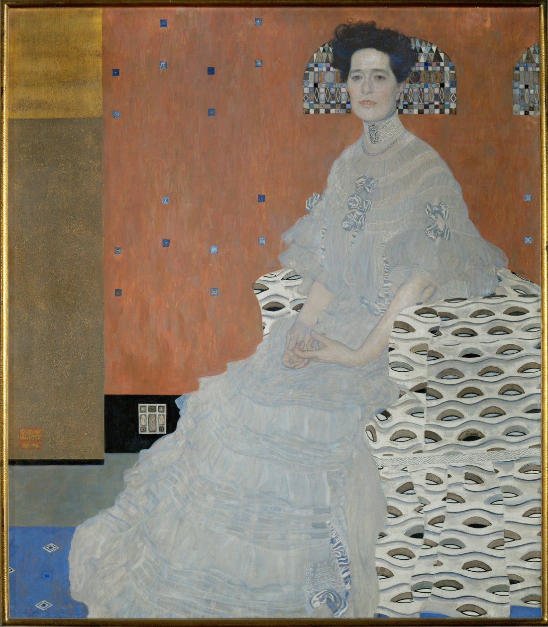 Sra. Fritza Riedler | Gustav Klimt | Impressão de arte