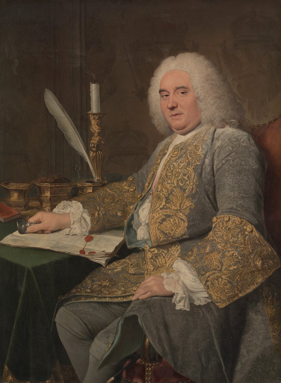 Retrato de Jean-Gabriel du Theil aquando da assinatura do Tratado de Viena