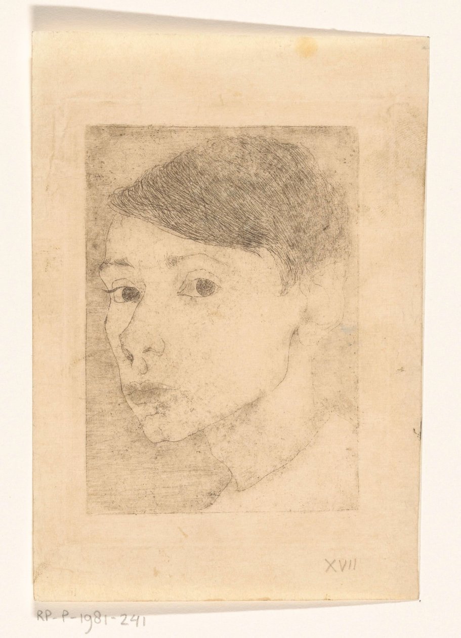 Auto-retrato | Jan Mankes | Impressão de arte