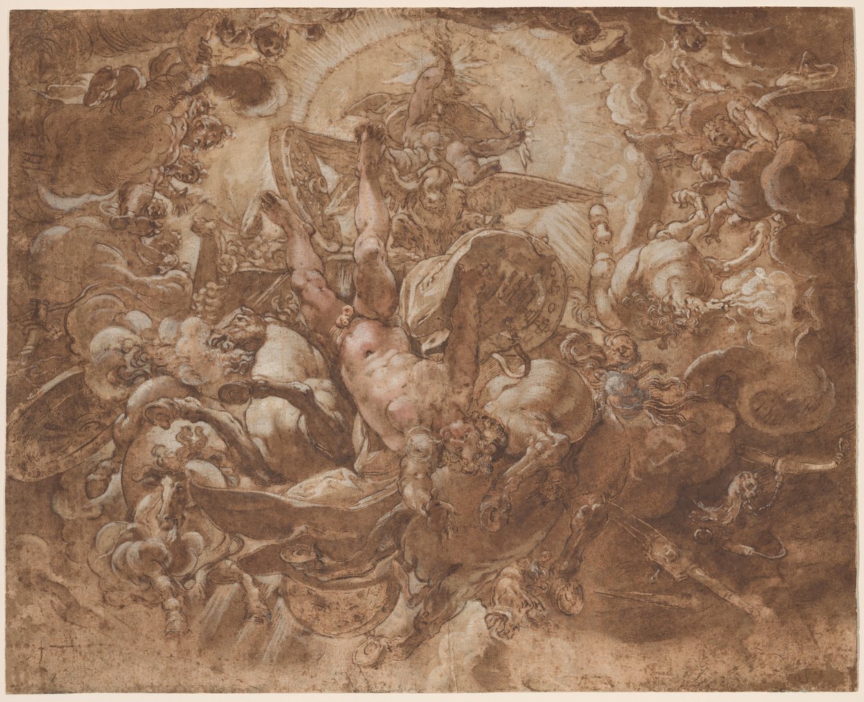 A Queda de Faetonte | Joseph Heintz the Elder