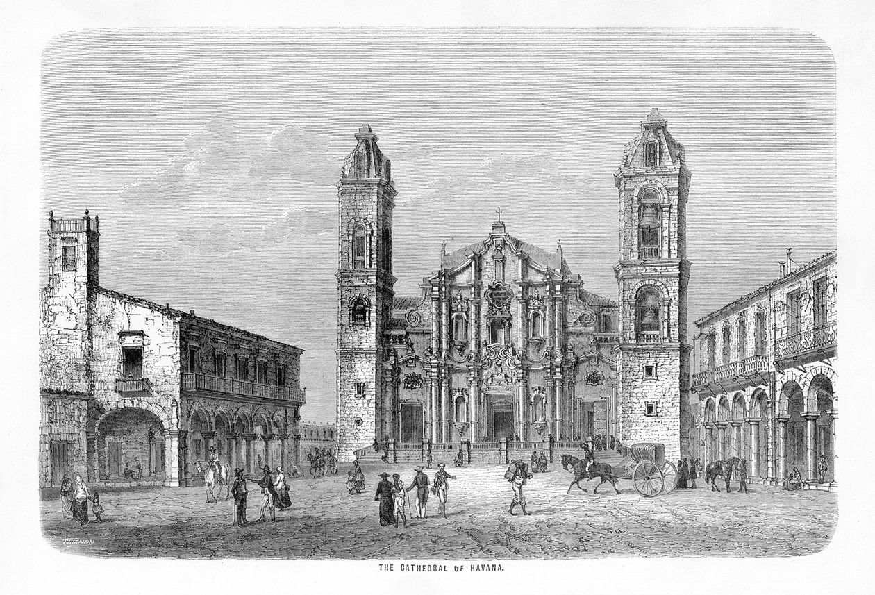 Catedral de Havana | Joseph Navlet | Impressão de arte