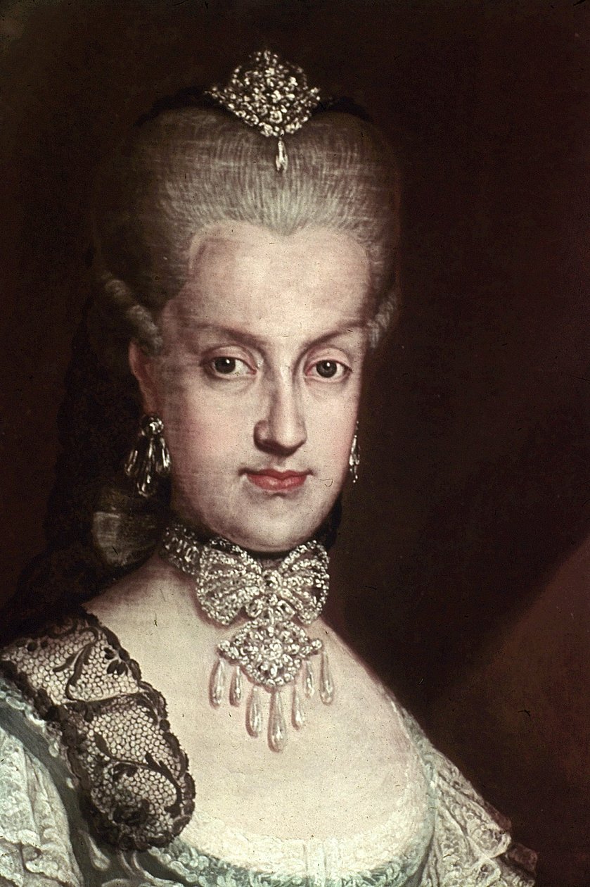 Retrato de Maria Carolina da Áustria | Martin van Meytens