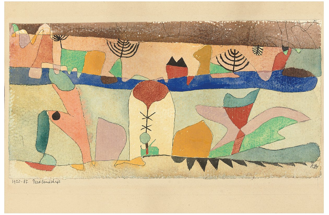 Paisagem do parque | Paul Klee | Impressão de arte