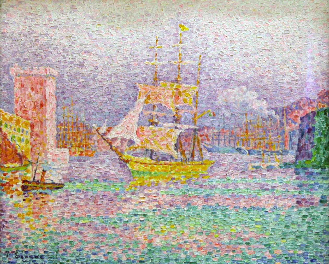 'Porto de Marselha', 1906-1907 | Paul Signac