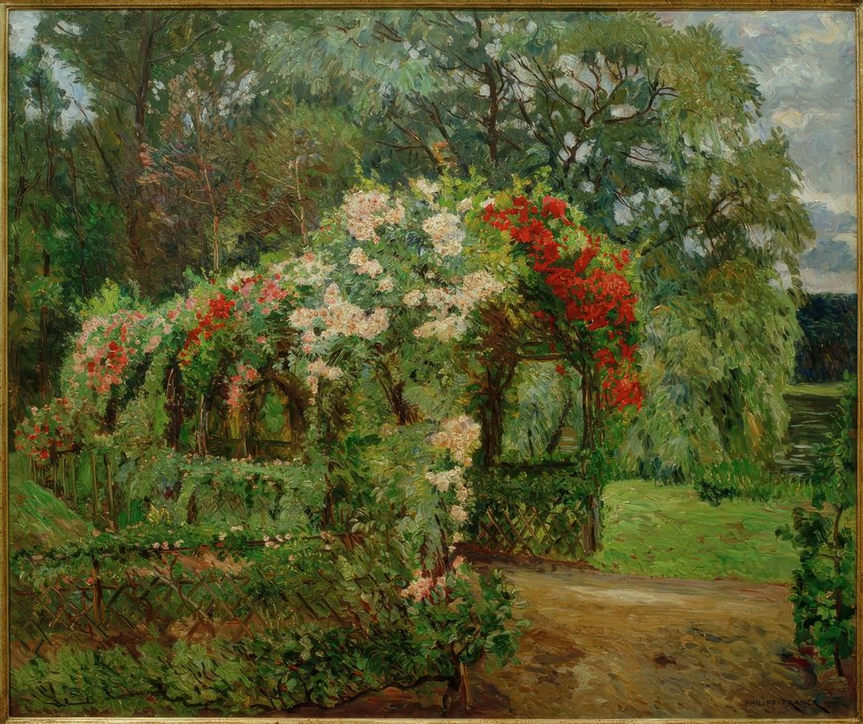 Mandril de rosas no jardim de Richter | Philipp Franck