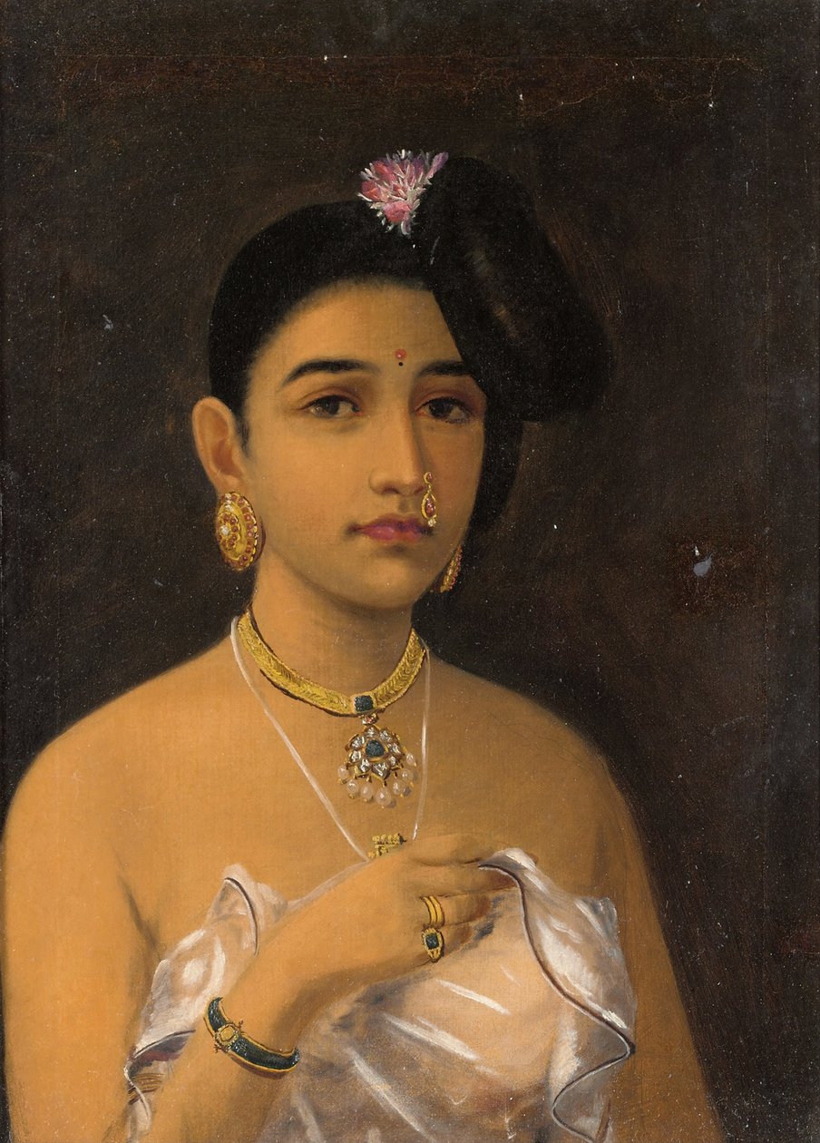 Malabar Beauty, de Raja Ravi Varma | Raja Ravi Varma