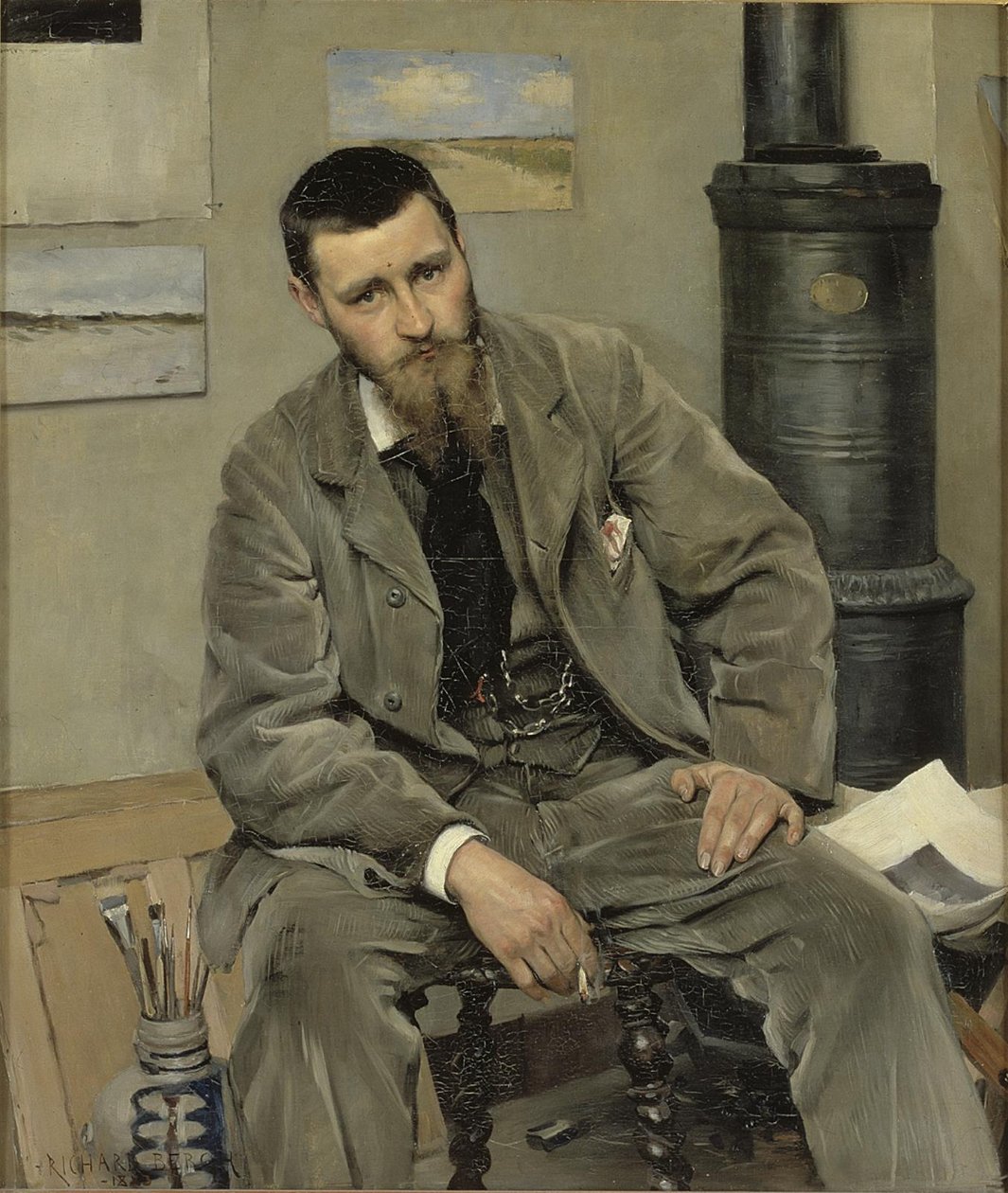 Retrato do pintor Nils Kreuger | Richard Bergh