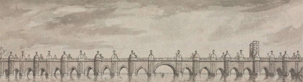 Ponte de Londres | Samuel Wale | Impressão de arte