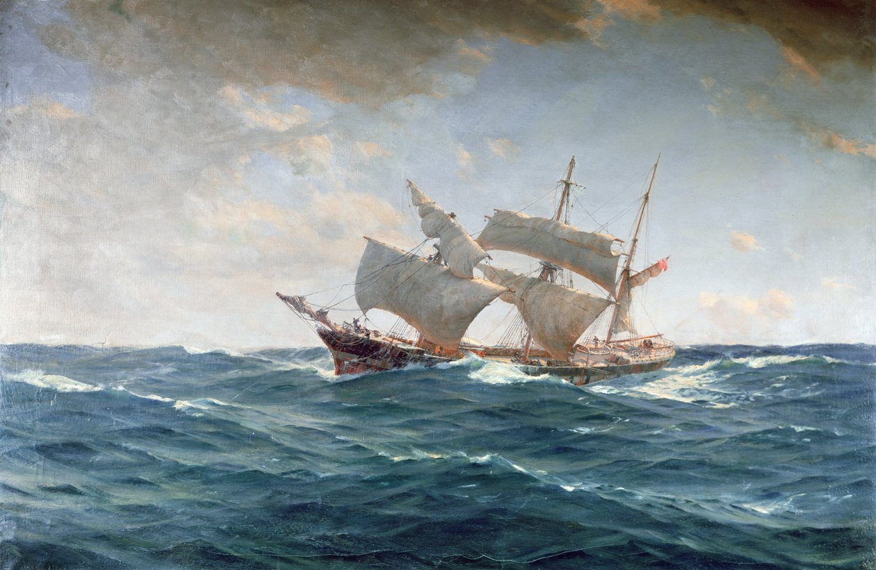 O Pato Coxo (óleo sobre tela) | Thomas J. Somerscales