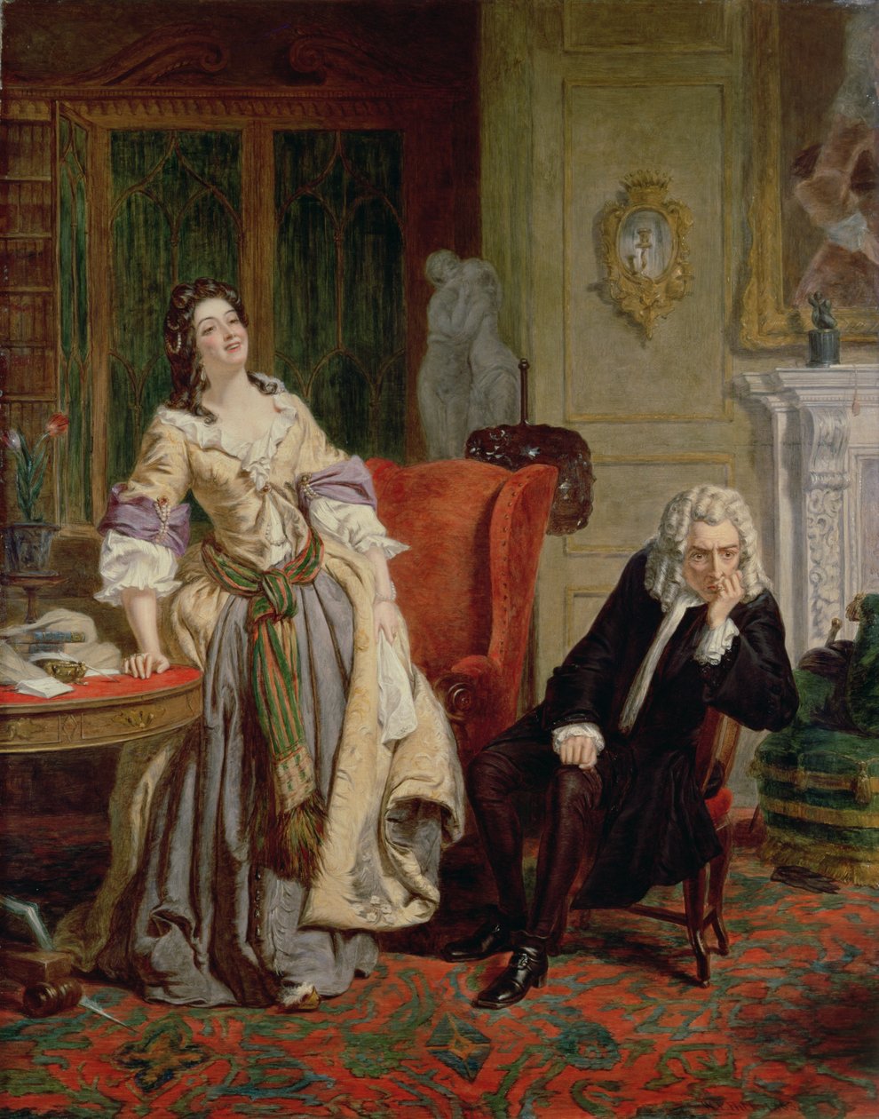O Poeta Rejeitado: Alexander Pope e Lady Mary Wortley Montagu em 1863