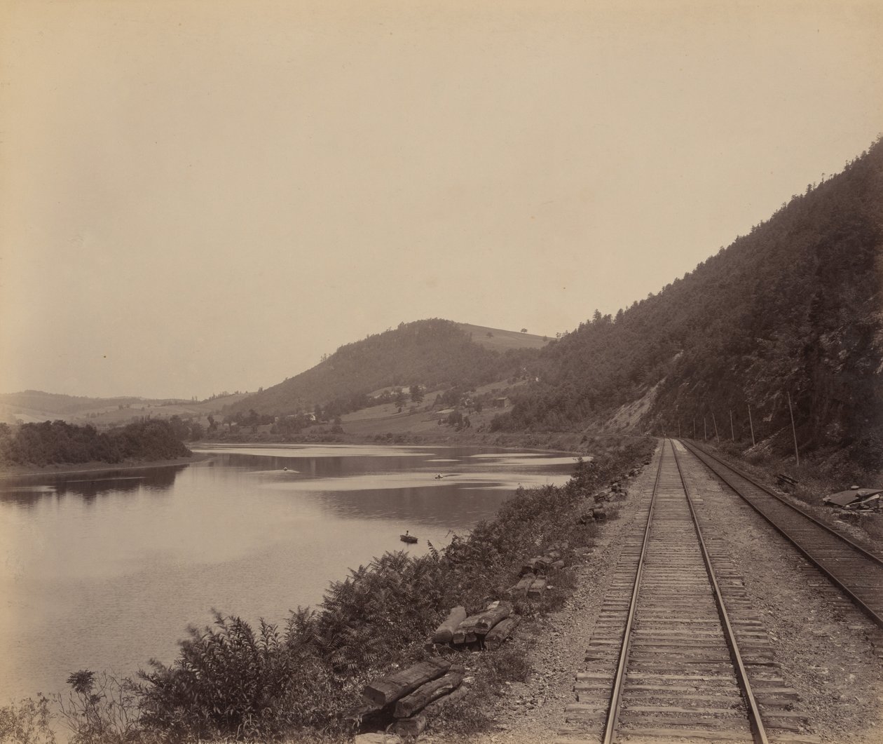 Red Rocks Near Allen's, c. 1895. | William H Rau