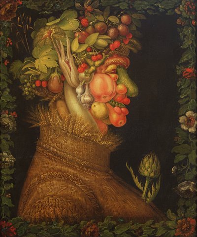 Impressões artísticas de Giuseppe Arcimboldo