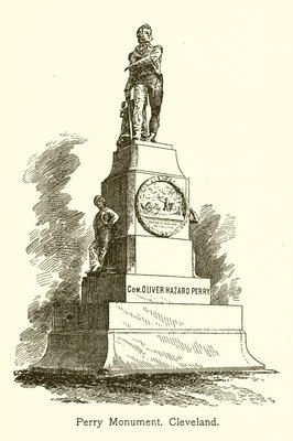 Monumento de Perry, Cleveland, Lago Erie | American School
