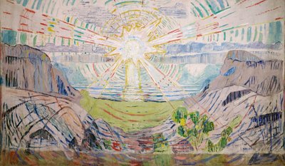 O sol | Edvard Munch | Impressão de arte