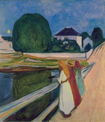 A noite branca, 1903 | Edvard Munch | Impressão de arte