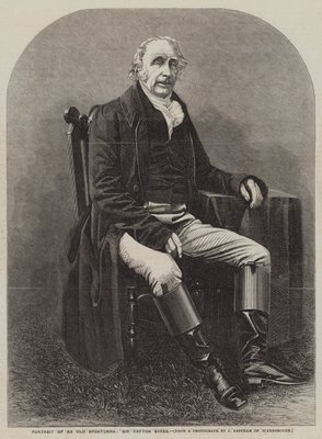 Retrato de um velho desportista, Sir Tatton Sykes (gravura)