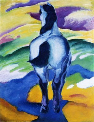 Cavalo azul | Franz Marc | Impressão de arte