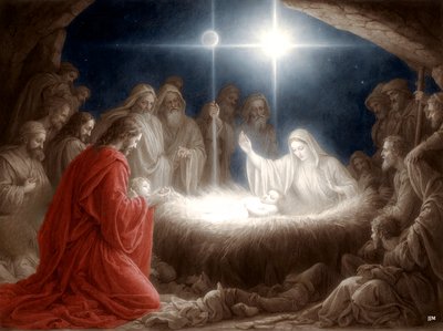 Jesus_na manjedoura_02 | Josef Johann Michel
