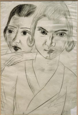 Pizchen e Quappi - Retrato duplo Marie-Louise von Motesiczky e Mathilde ...