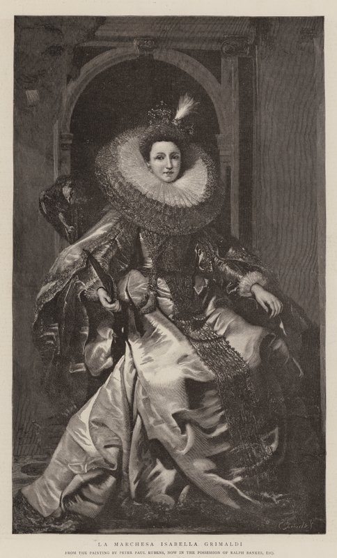 A marquesa Isabella Grimaldi | Peter Paul Rubens
